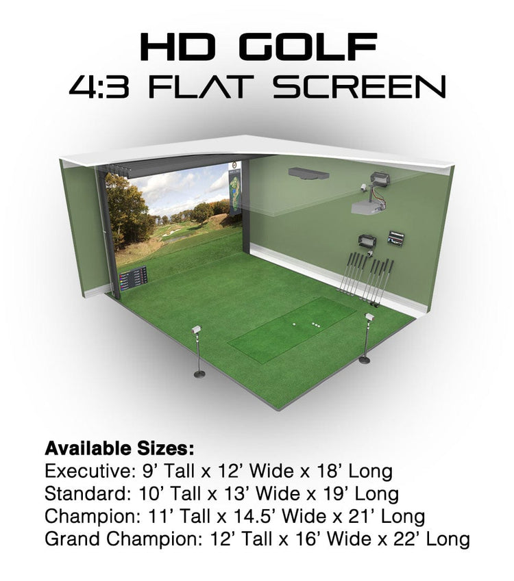 Shop HD Golf Simulators – Golf Simulator Experts
